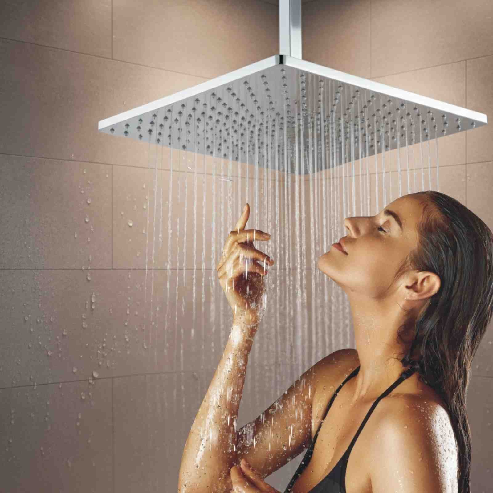 Rain Shower for Bathroom 8x8 Inch SS Overhead Shower